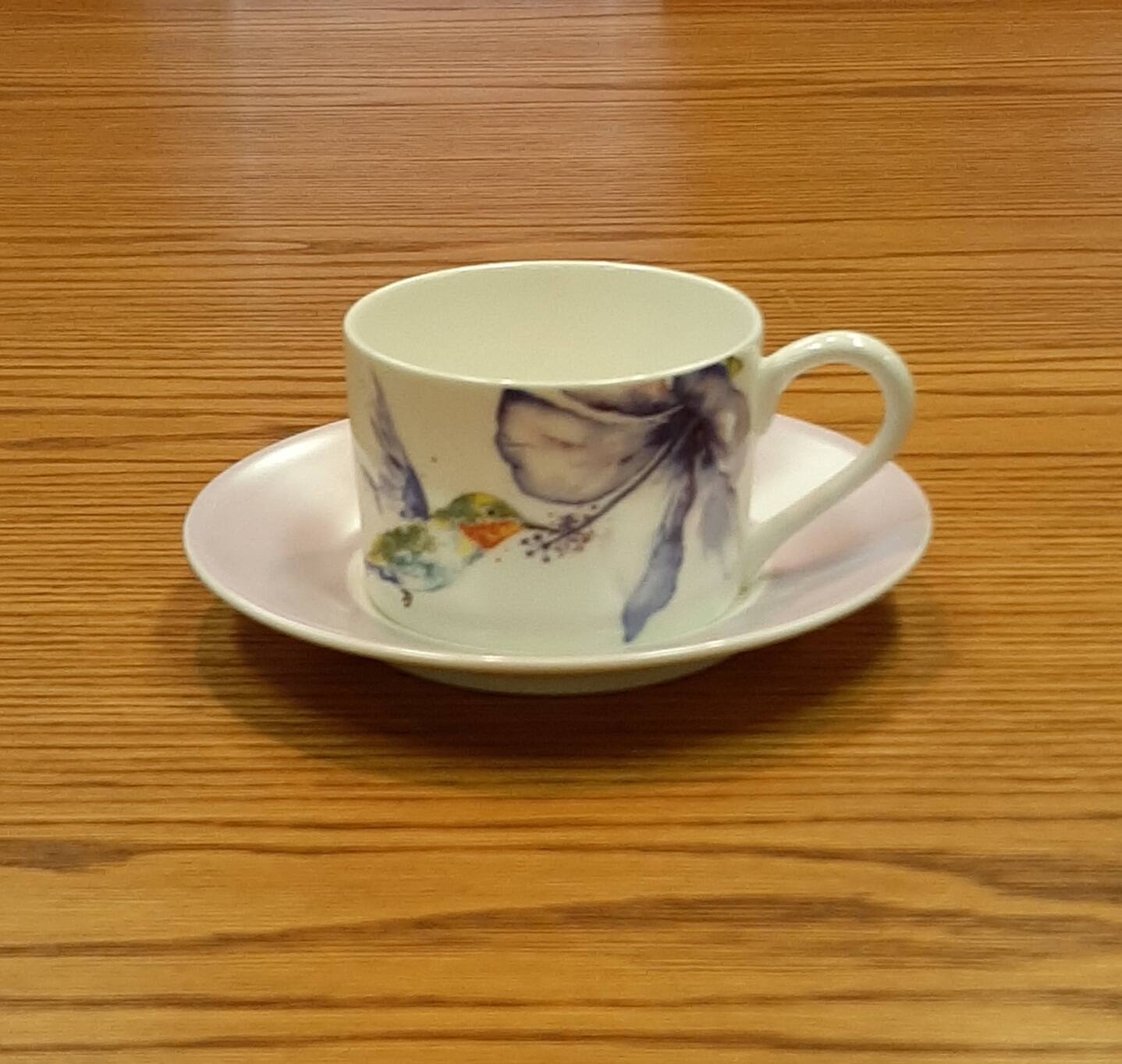 Jiallo Roy Kirkham TEACUP & SAUCER HUMMINGBIRDS , Bone China Made in ...