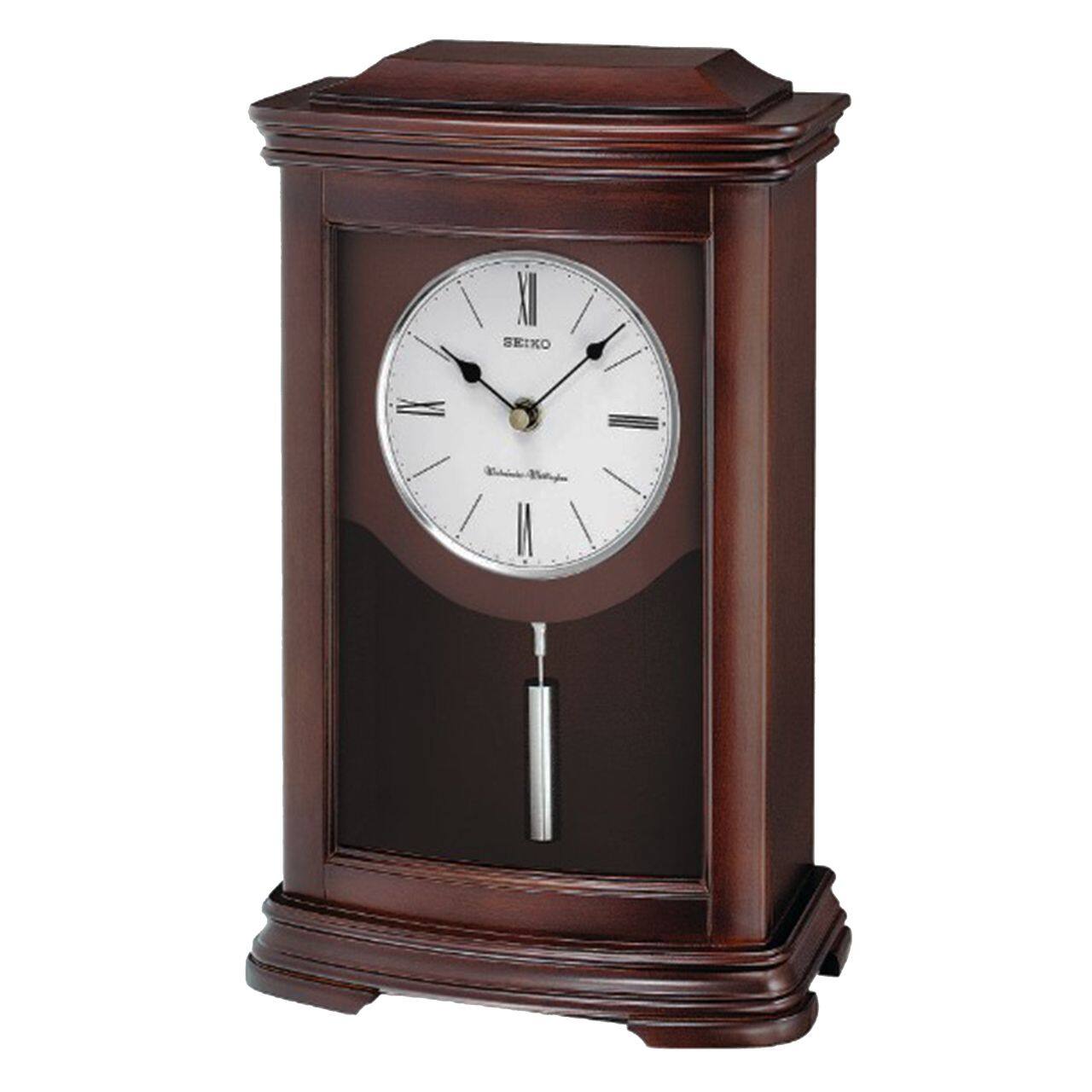 Seiko Suki Mantel Clock Brown QXQ013BLH - Best Buy