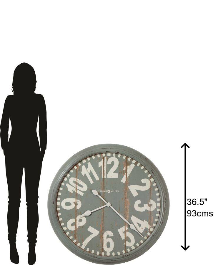 Howard Miller Quade Gallery Wall Clock 625738 Gray 625738 - Best Buy