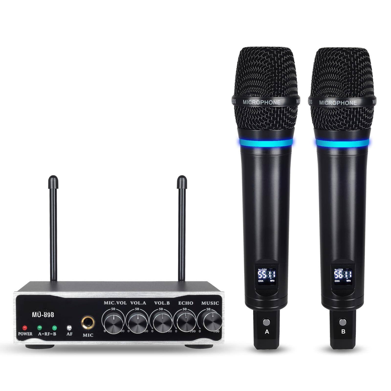 Reds Spade Rechargeable microphone system uhf metal handheld headset ...