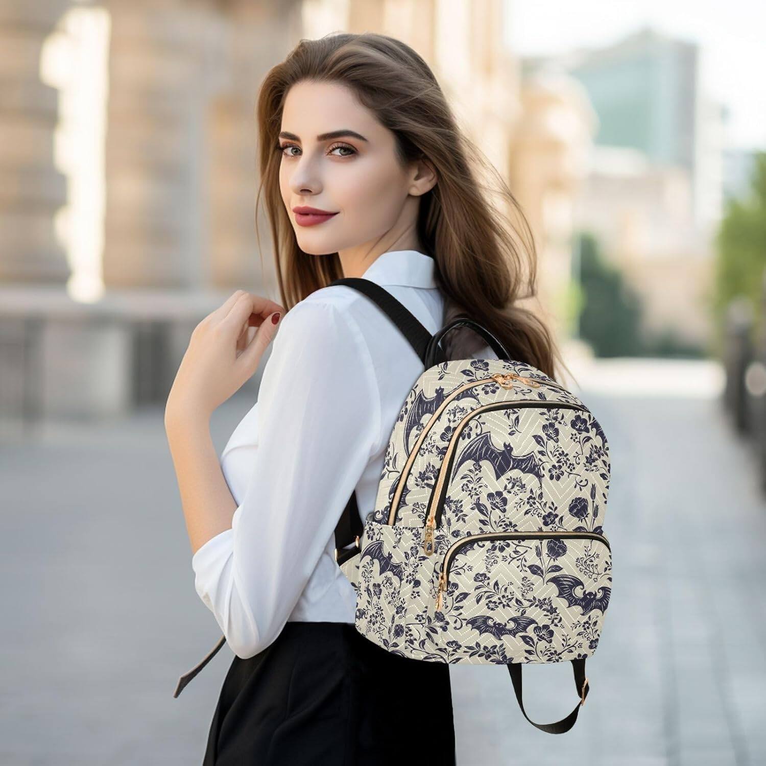 Live At Space Women Fashion Backpack Purse Casual Lightweight Travel ...