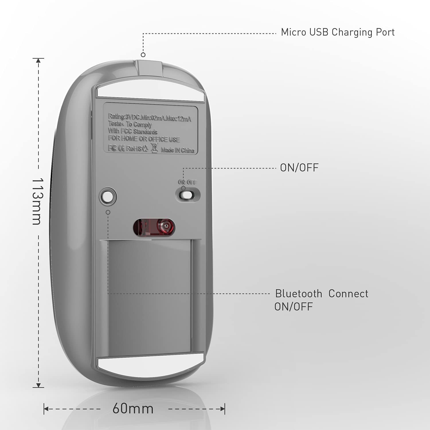 Cozy Serene Mouse For Ipad Pro Air Macbook Laptop Chromebook Win8/10/11 ...