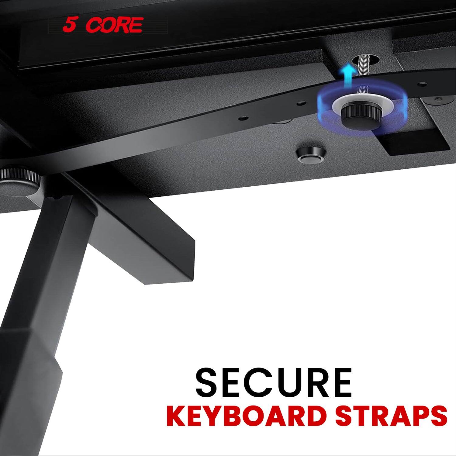 5 CORE Keyboard Stand Z Shape Adjustable Foldable Heavy Duty Key Board ...