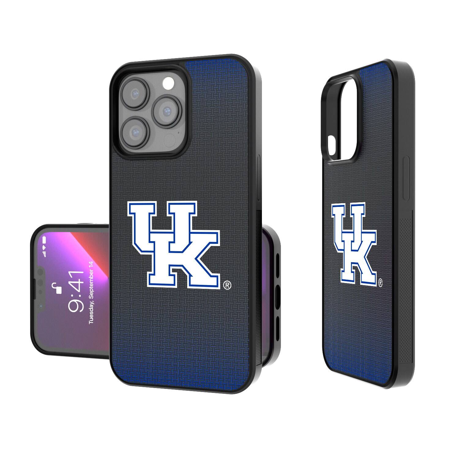 Keyscaper NCAA Kentucky Wildcats Linen Logo iPhone Bump Case 15 Black ...