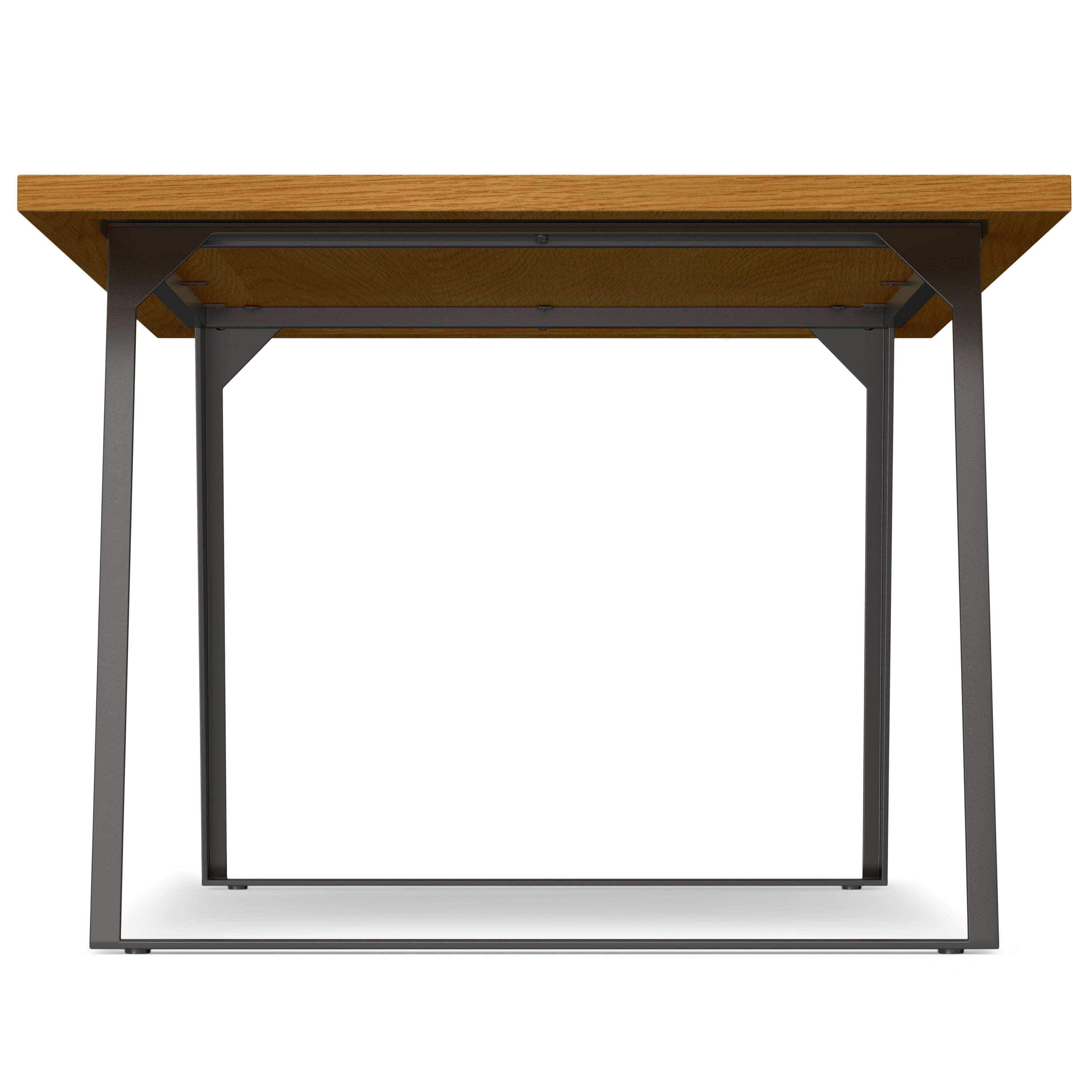 Simpli Home Lowry 66 inch x 40 inch Rectangle Modern Industrial Dining ...