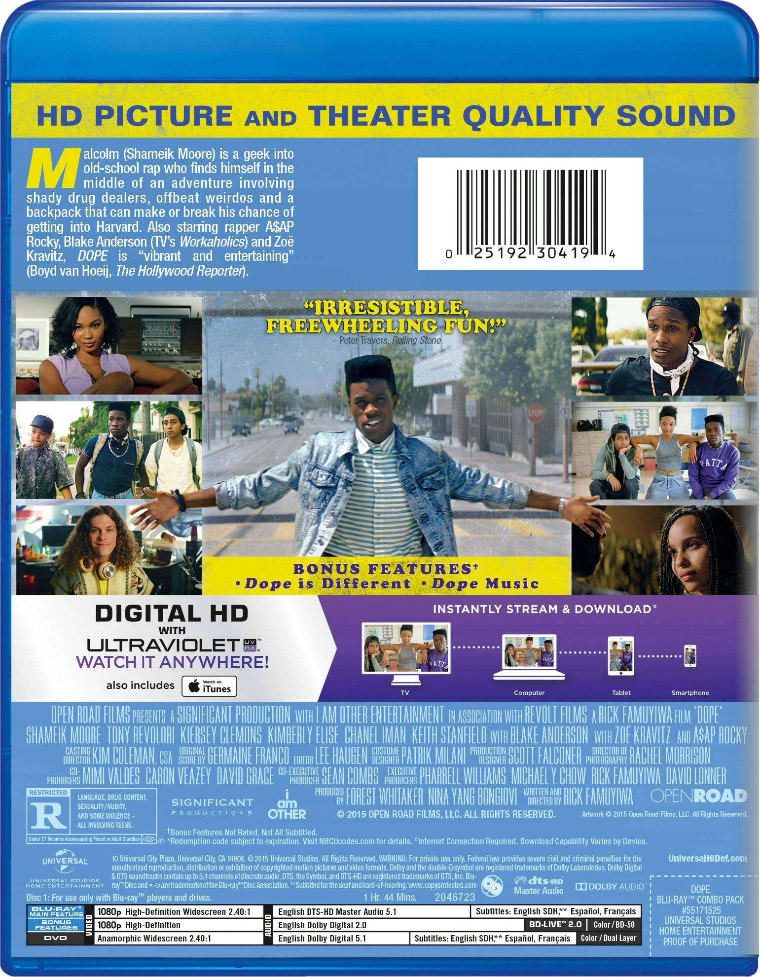 Dope (DVD + Digital + Ultraviolet) [Blu ray] [Standard] - Best Buy