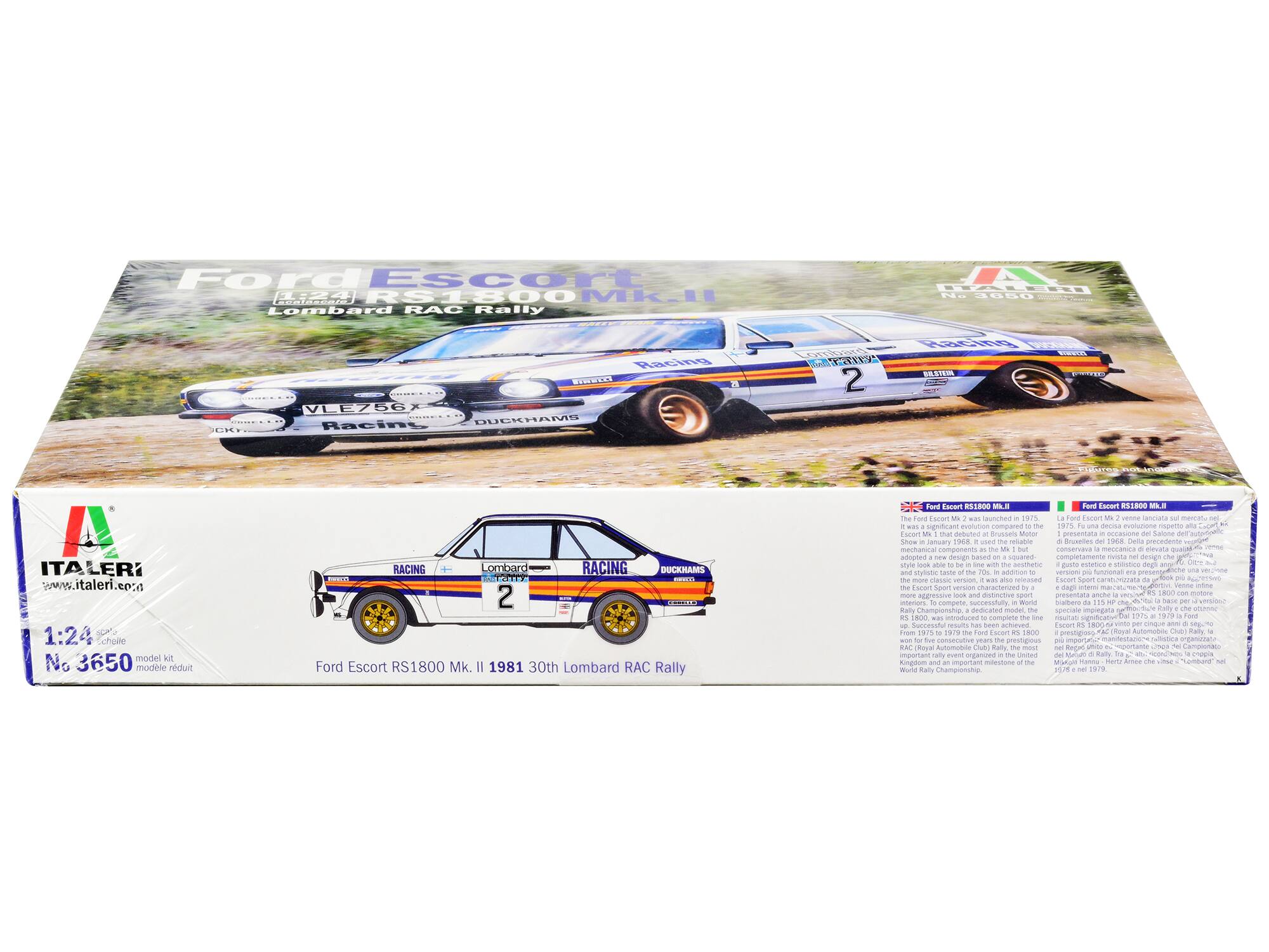 Skill 2 Model Kit Ford Escort RS 1800 Mk.II #2 Lombard RAC Rally (1981 ...