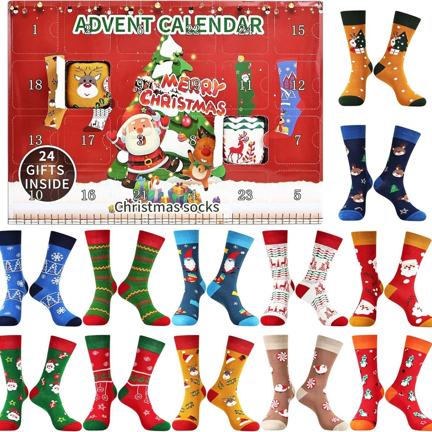 Auledio Christmas Advent Calendar 2025 Women's/Men's Advent Calendar ...