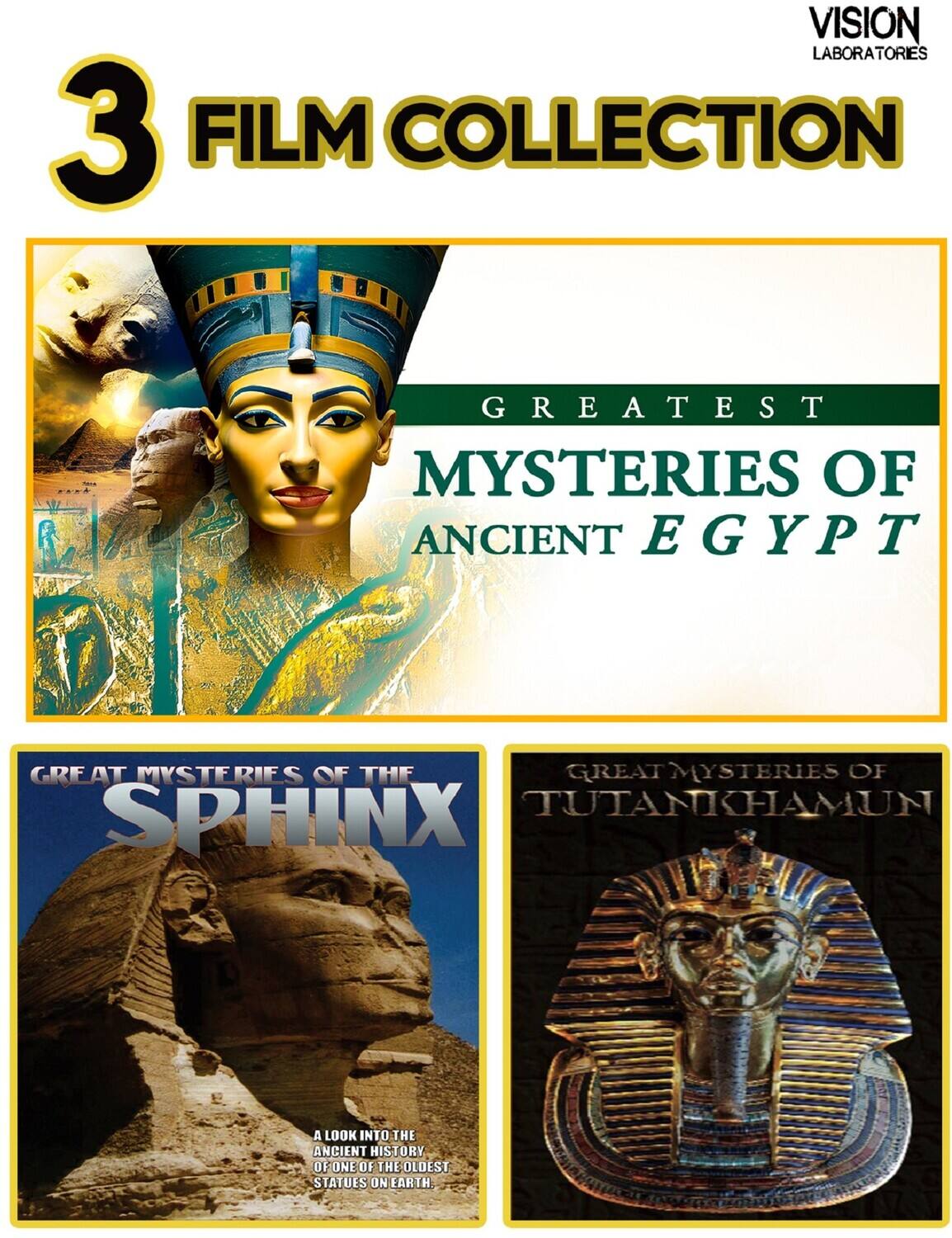 3 Film Collection (Greatest Mysteries Of Ancient Egypt, The Sphinx ...