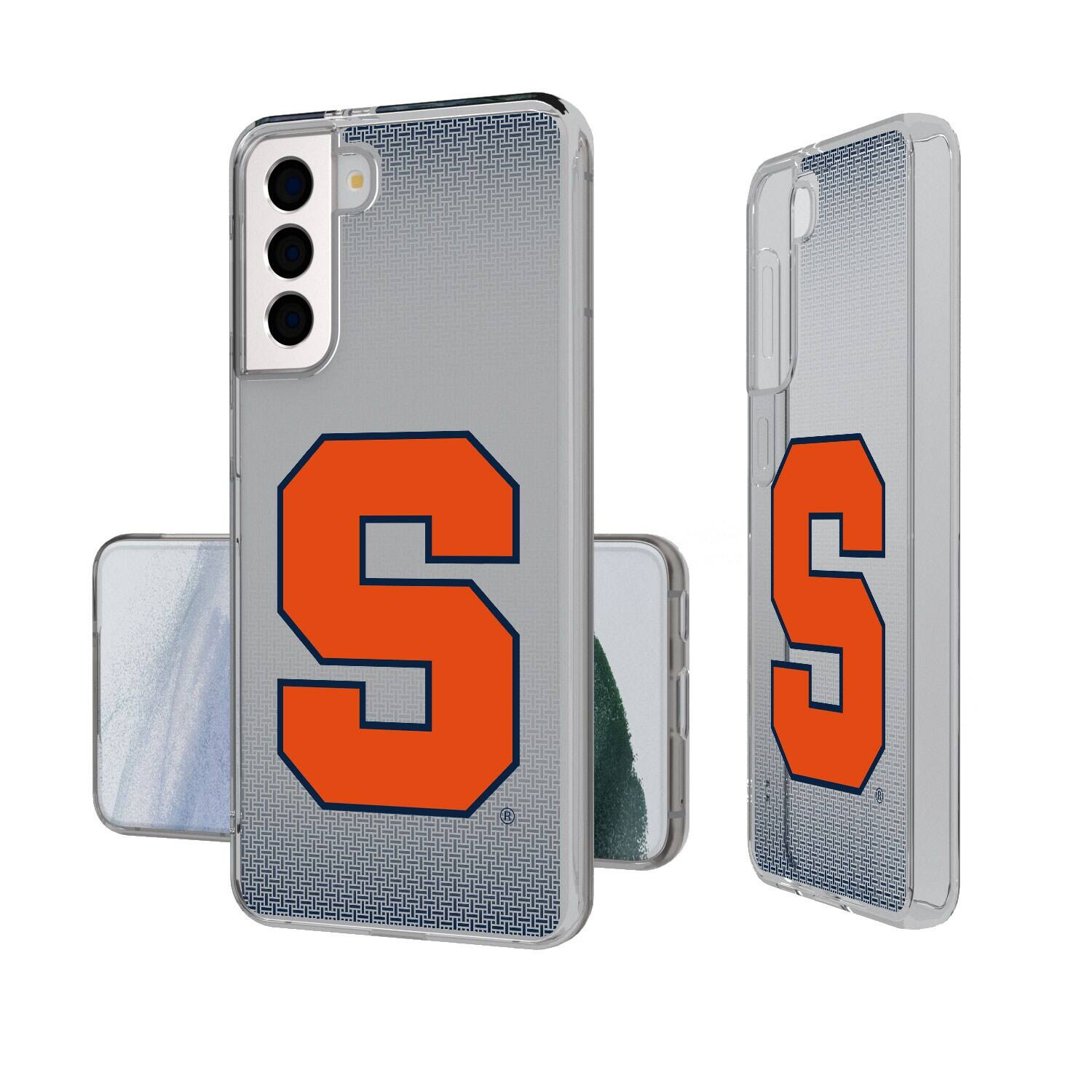Keyscaper NCAA Syracuse Orange Linen Logo Galaxy Clear Case S24 Ultra ...