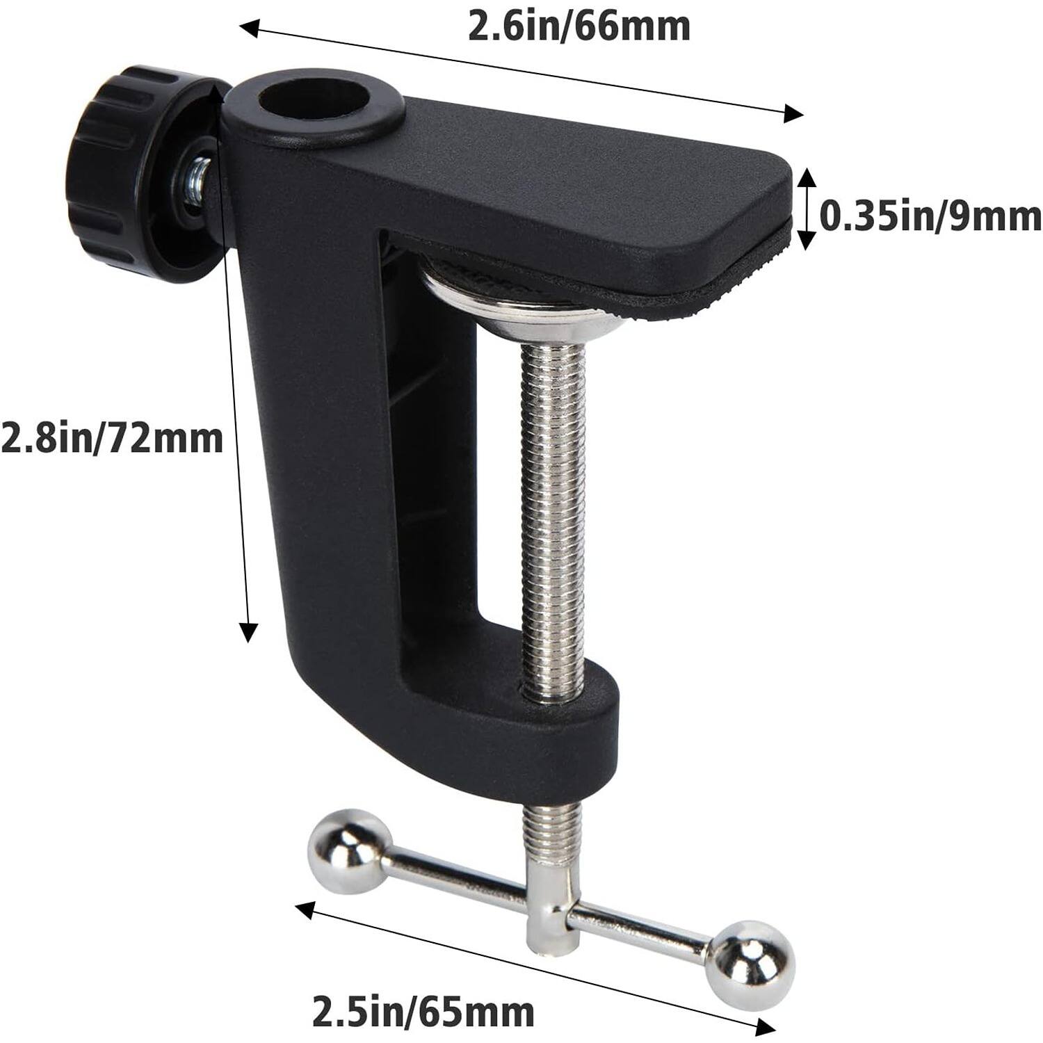 PARKER SLATER Metal desk clamp for microphone boom arm stand holder ...
