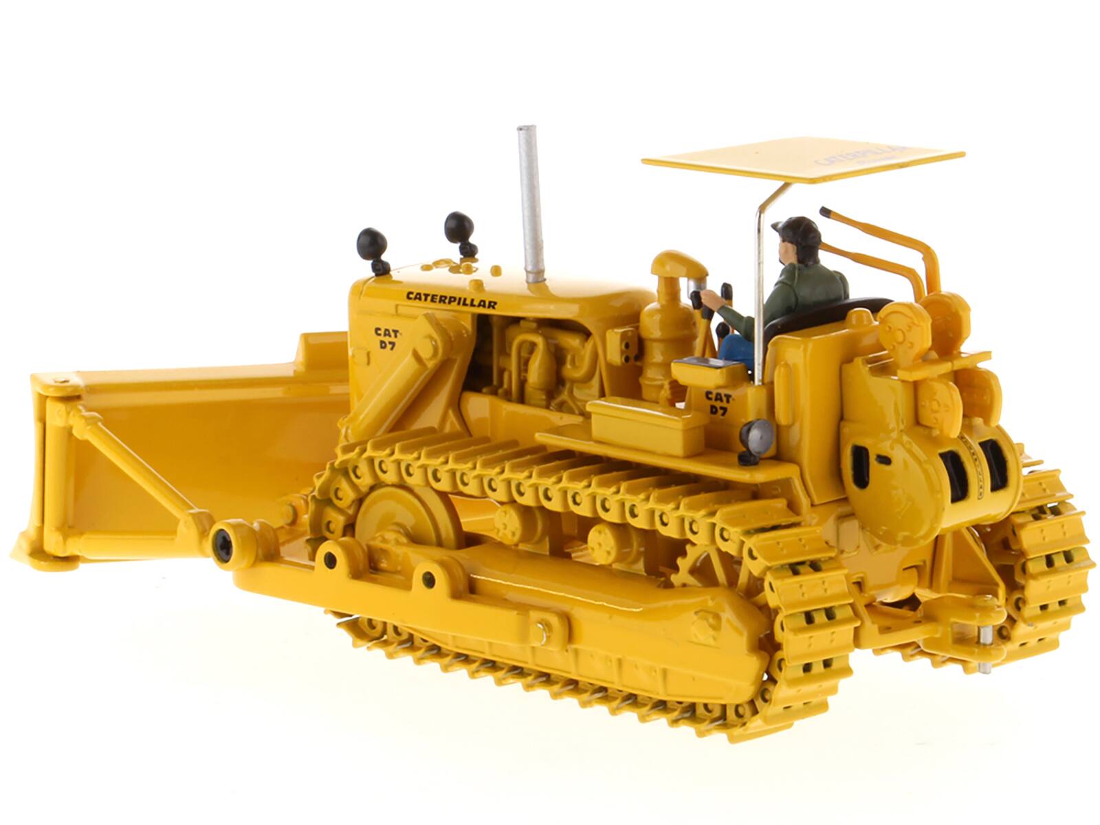 CAT Caterpillar D7C Track Type Tractor Dozer Yellow with Operator ...