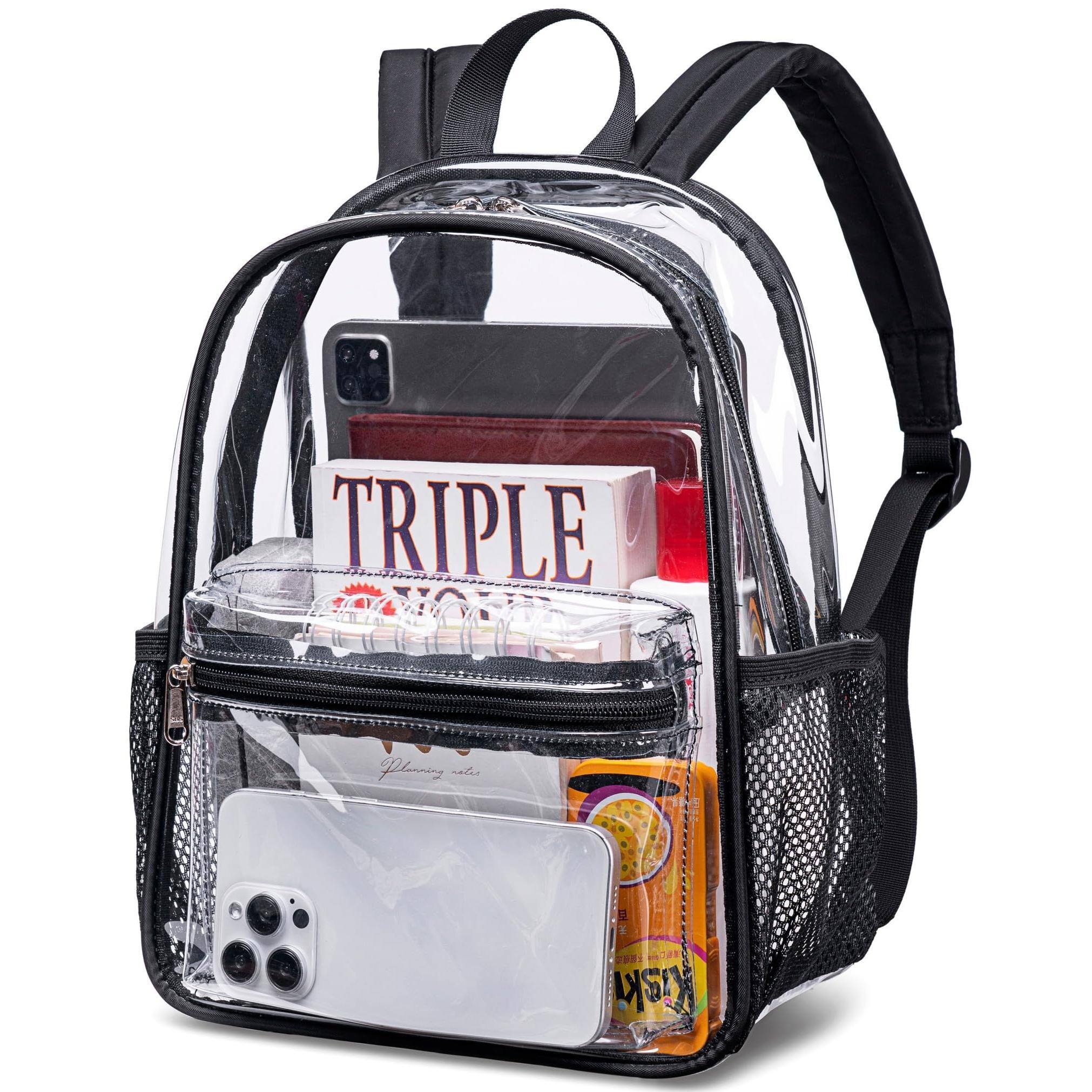 Pacoar Cade Clear Mini Backpack Stadium Events Approved 12x12x6 Small ...