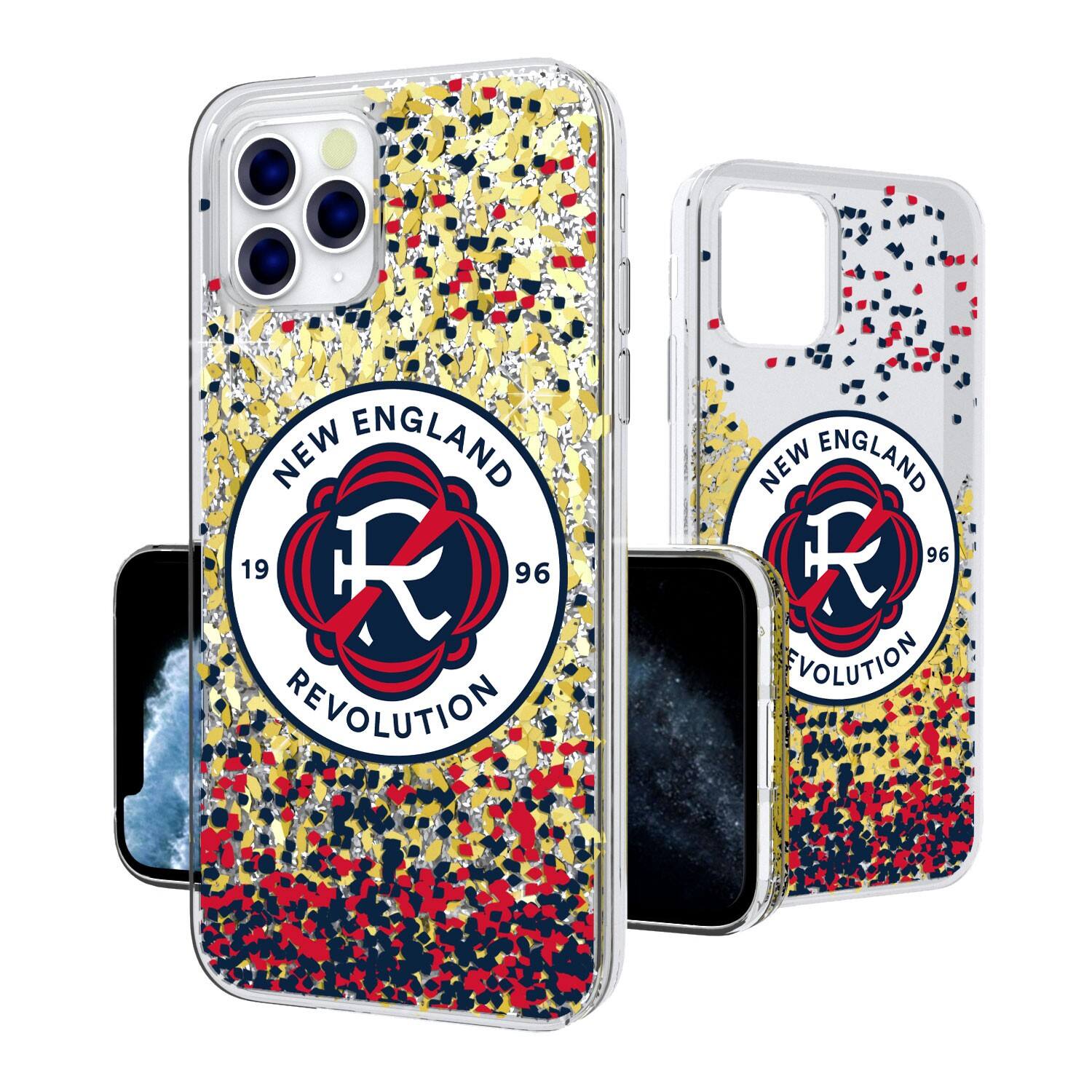 Keyscaper MLS New England Revolution iPhone Confetti Glitter Design ...