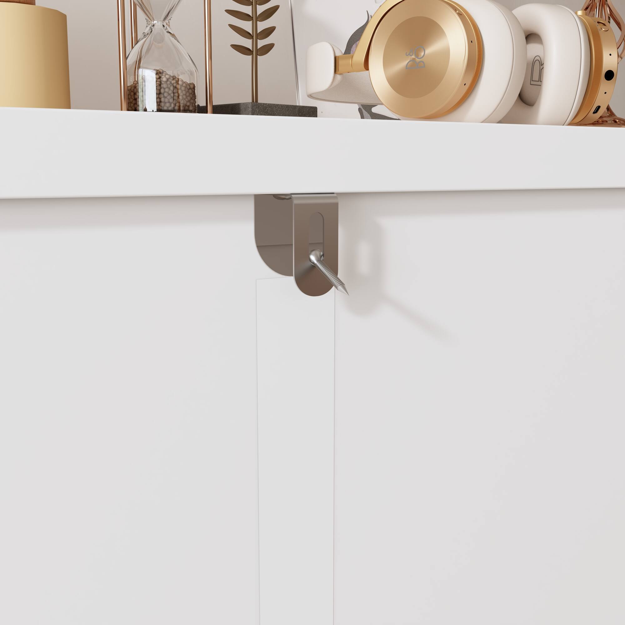 FUFU&GAGA Multi Drawer Storage Cabinet: Multi Scene Organizer White ...