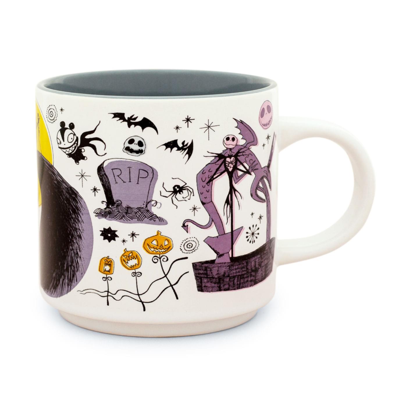 Disney The Nightmare Before Christmas Allover Icons Ceramic Stacking ...