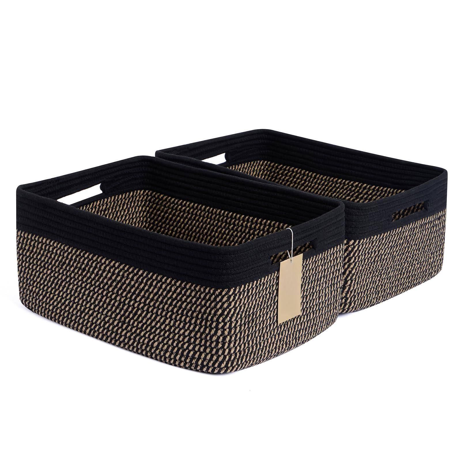 Dapper Styles Storage Baskets For Shelves Closet Organizers Bins ...