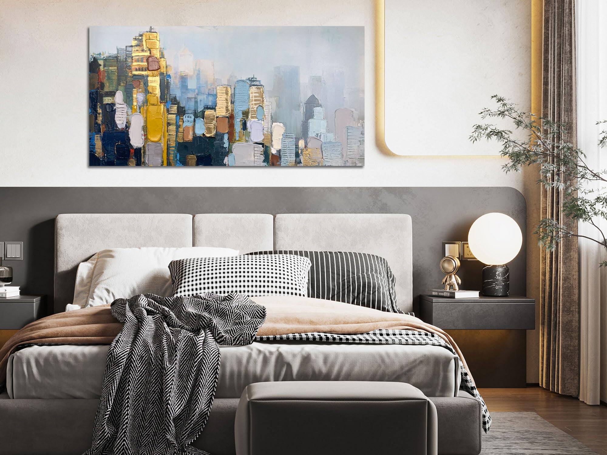 ThinkLink Electronic Wall Art Abstract Modern 100" x 50" for Living ...