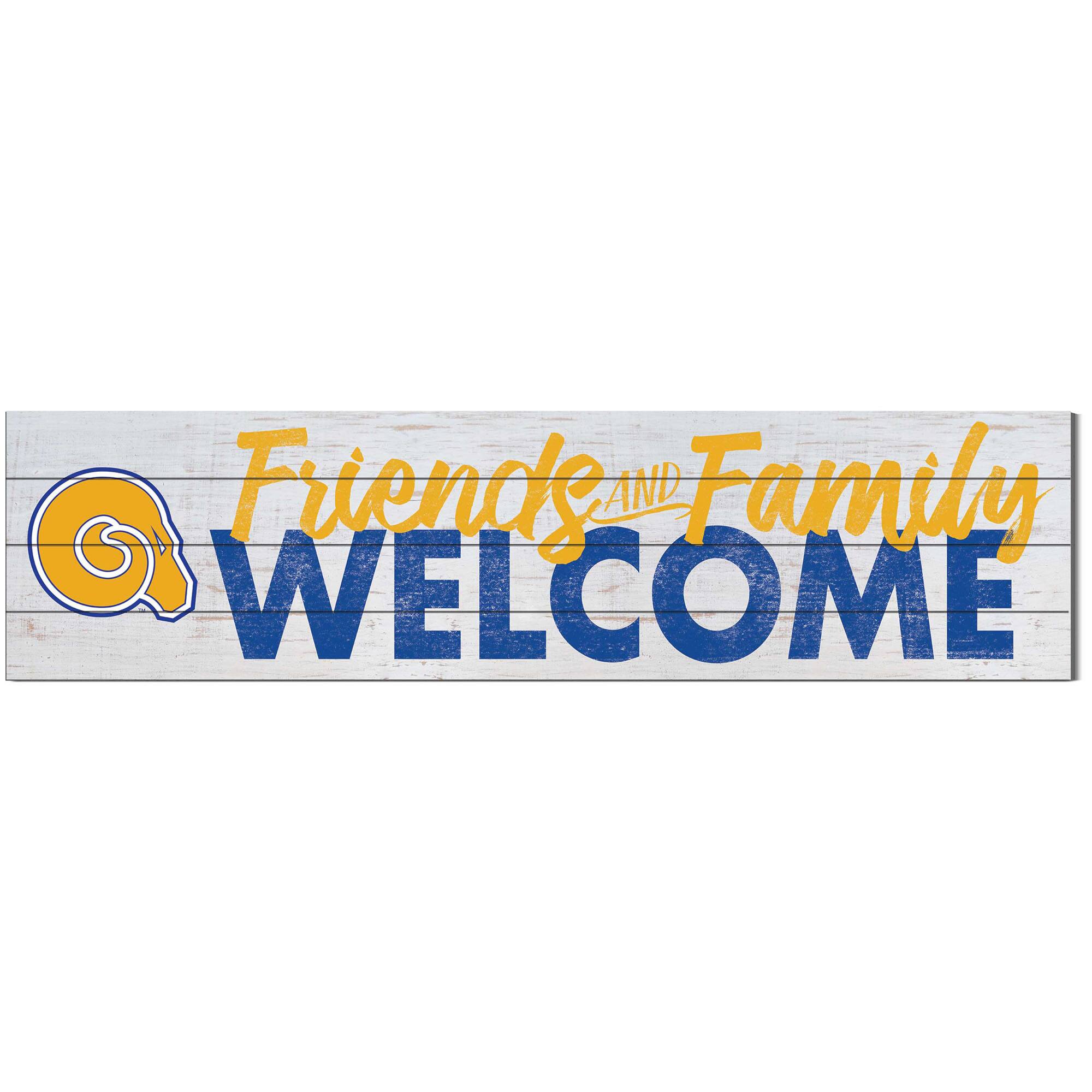 Jardine Albany State Golden Rams 10'' x 40'' Friends & Family Welcome ...