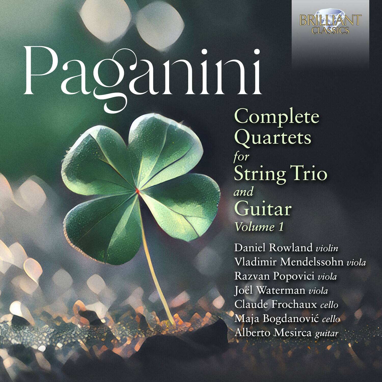 Daniel Rowland Complete Quartets for String Trio & Guitar Vol. 1 ...