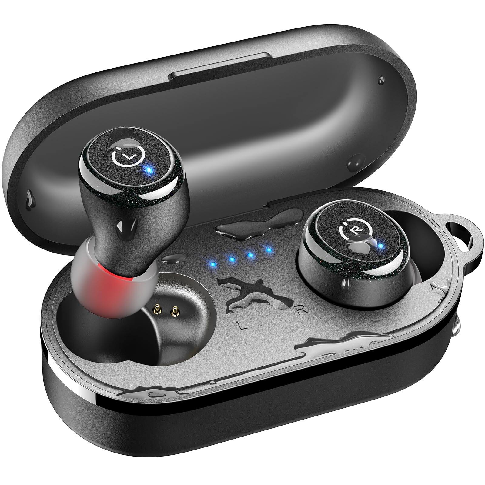 GlowWise Wireless Earbuds Bluetooth 5.3, 55H Playtime, App Custom EQ ...