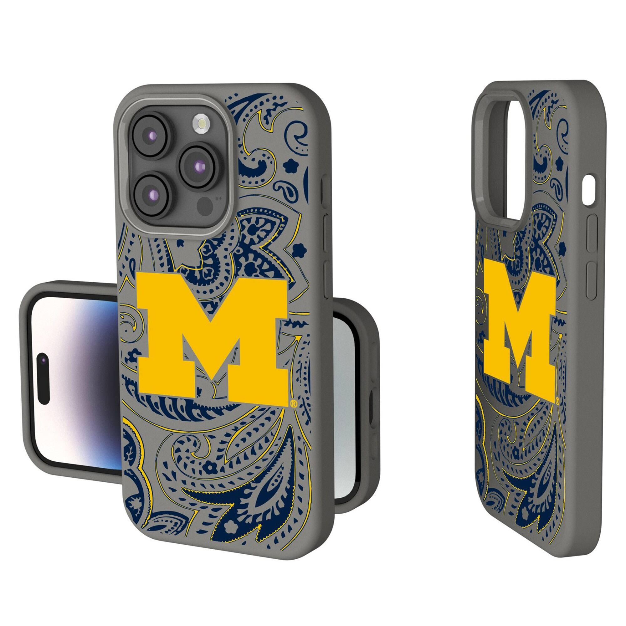 Keyscaper NCAA Michigan Wolverines Paisley iPhone Soft Touch Case 14 ...