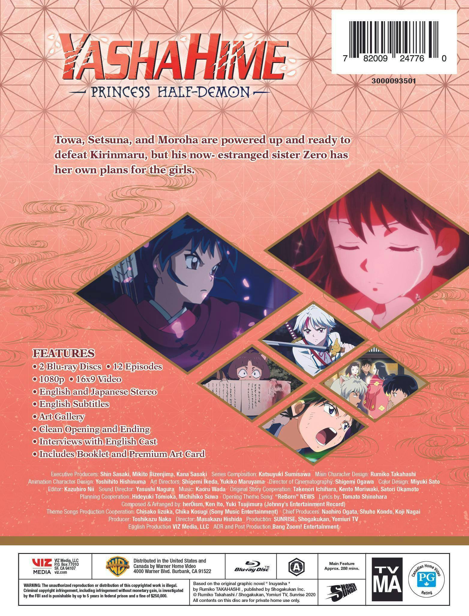 Yashahime: Princess Half demon Season 2, Part 1 (Limited Edition) [Blu ray] [Special] - Best Buy