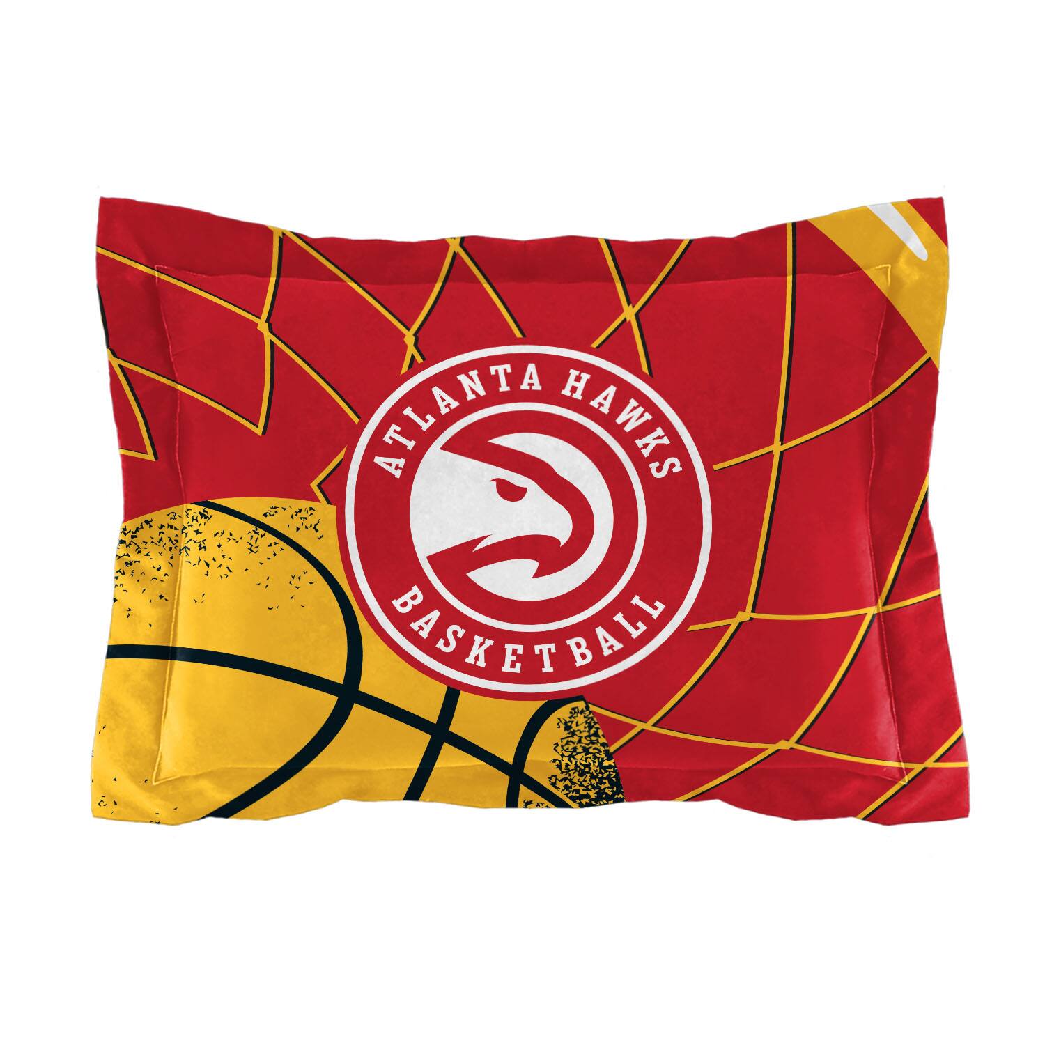 Sweet Home Collection NBA Atlanta Hawks Comforter & Pillow Sham Set ...