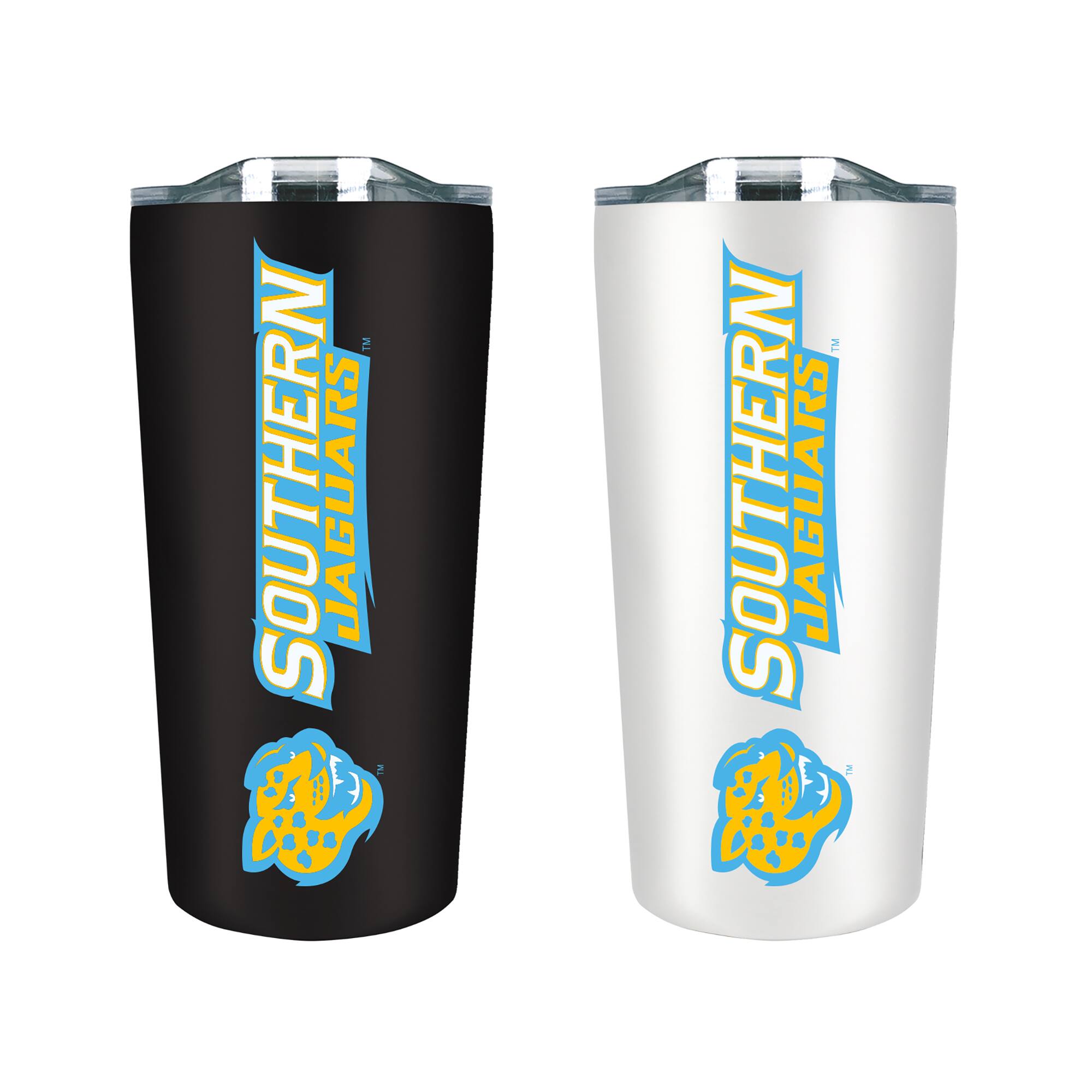 The Fanatic Group Southern University Jaguars 18oz. Soft Touch Tumbler Two Piece Set Multicolor ...