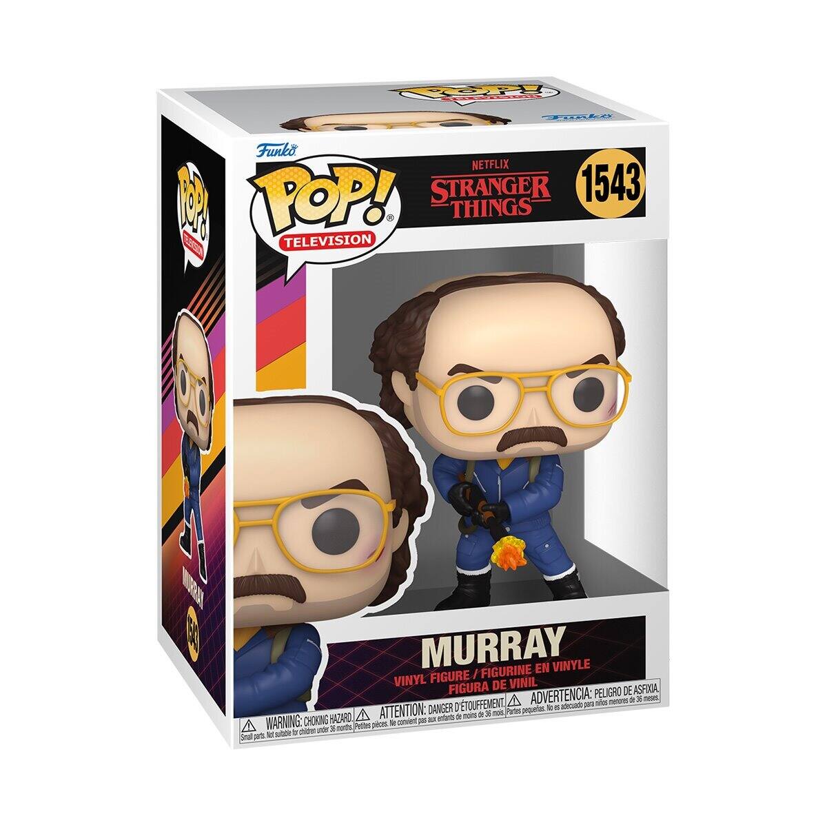 Funko Pop! Stranger Things: Season Murray with Flamethrower Multicolor ...