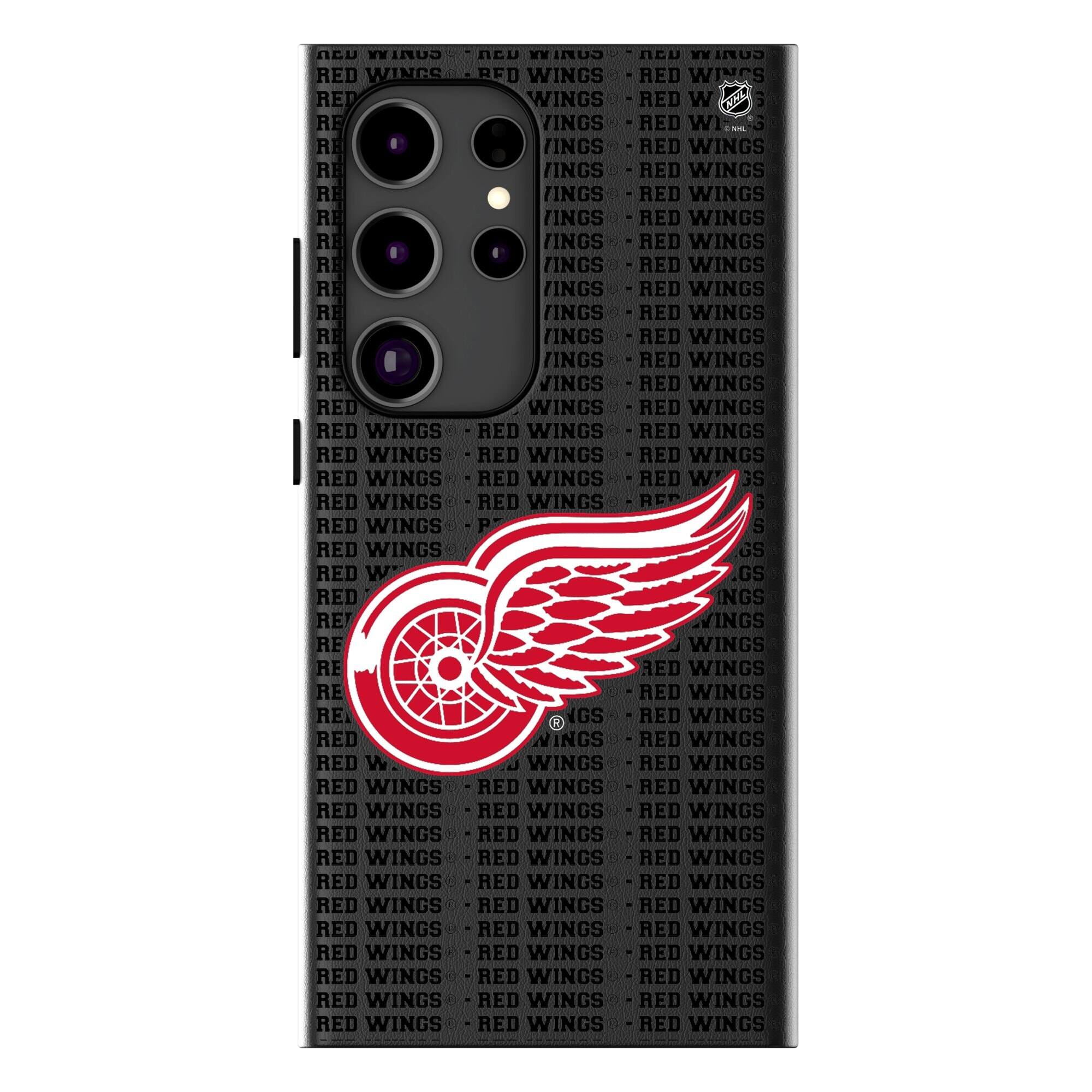 Keyscaper NHL Detroit Red Wings Text Backdrop Galaxy Magnetic Bump Case ...
