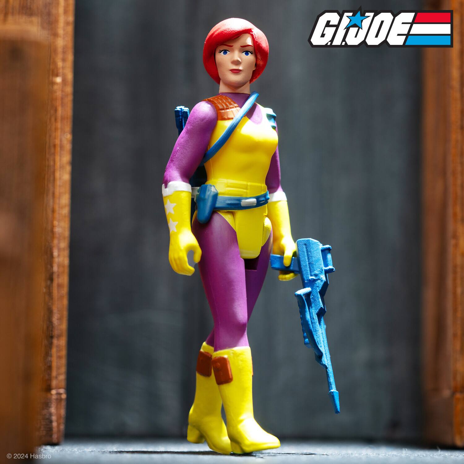 Super7 G.I. Joe Reaction Figures Scarlett (DIC Purple) Collectibles ...