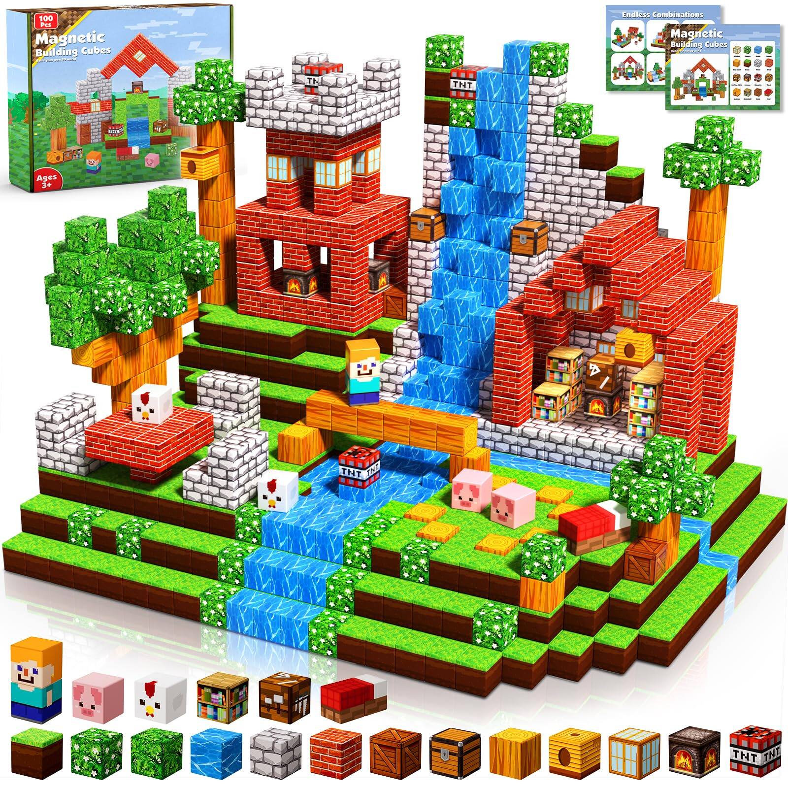 Jadie Link - Magnetic Blocks- Grassland Building Blocks Set Classroom ...