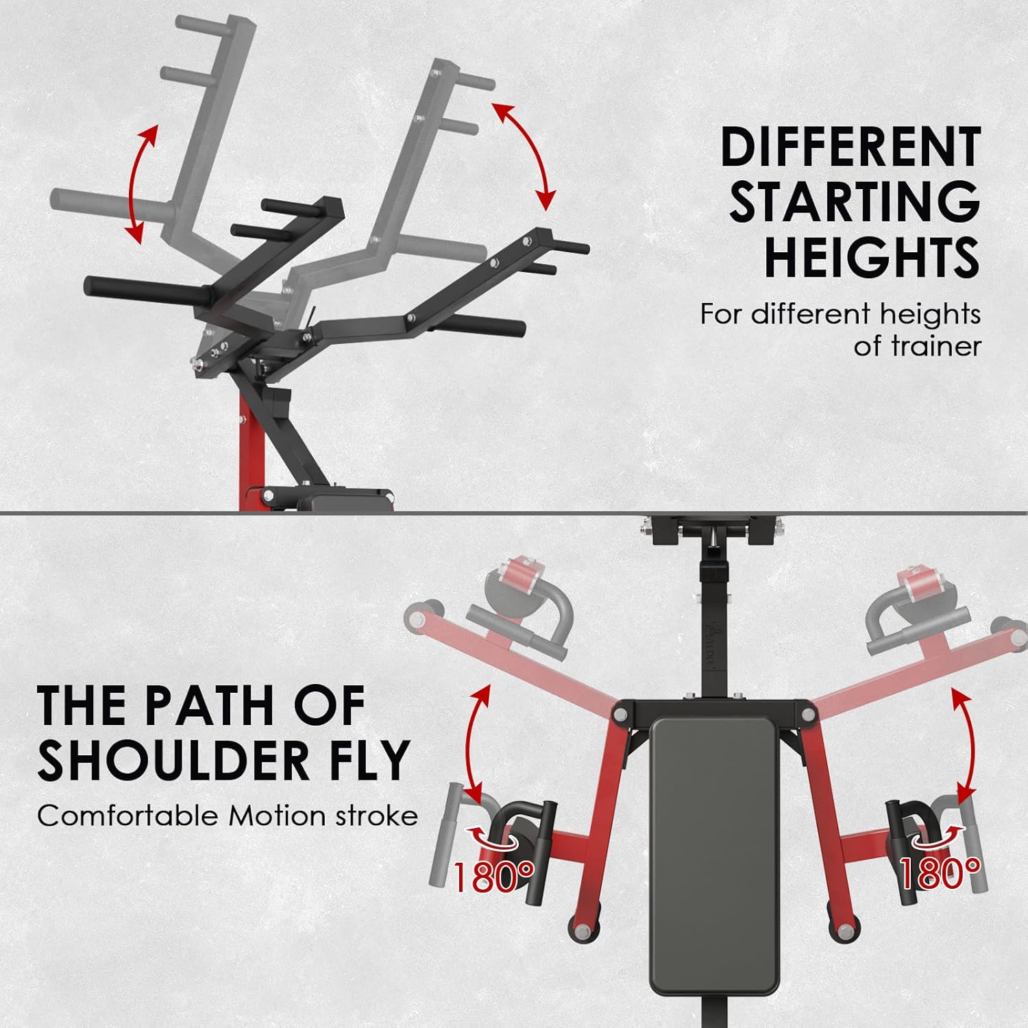 Syedee Plate Loaded Deltoid and Shoulder Press Machine, Lateral