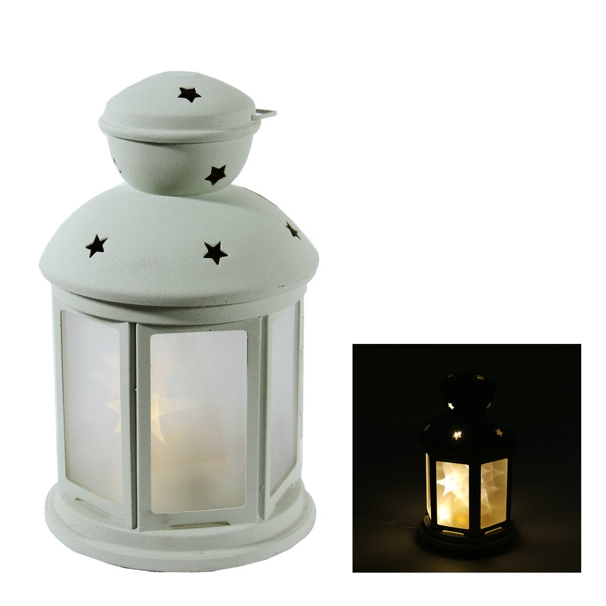 S4 Lights LED Lighted Invisilite Holographic Star Christmas Lantern 8 ...