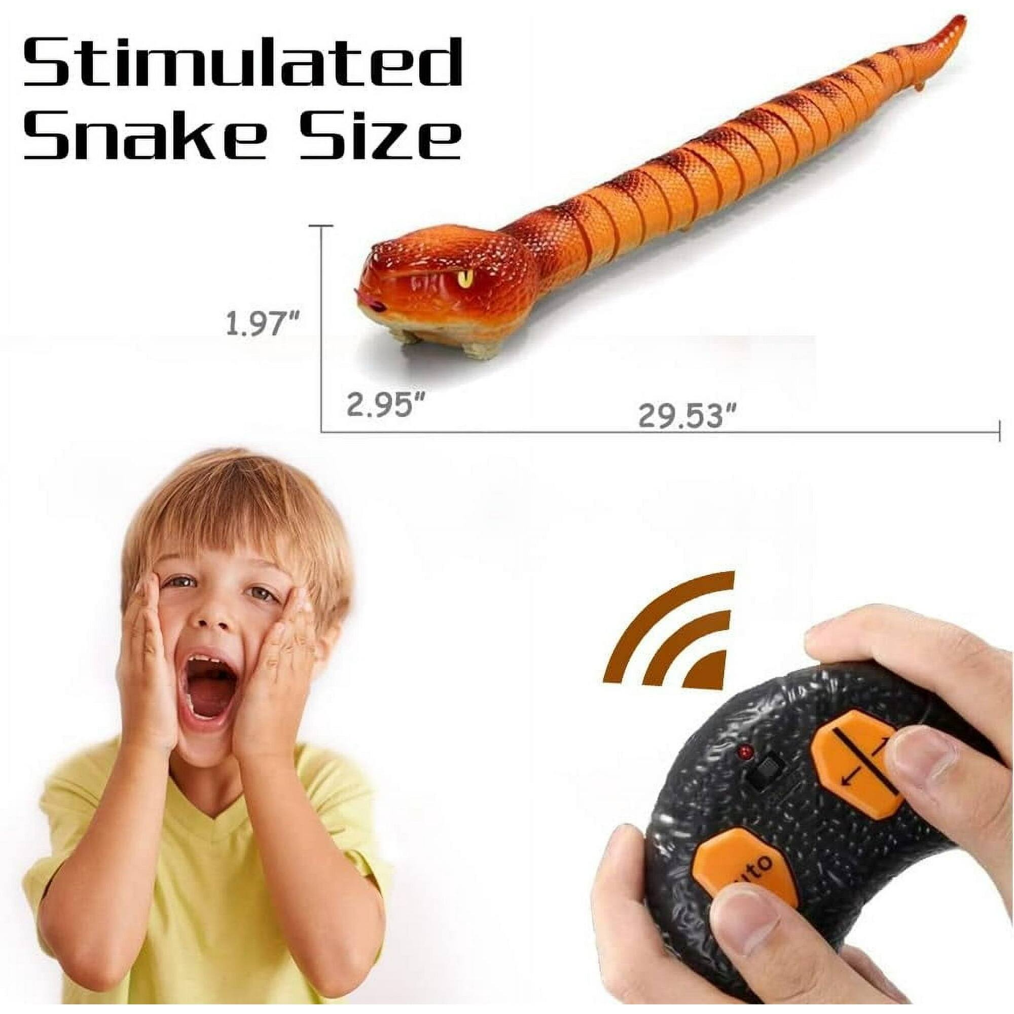 Topteng RC Anaconda Snake Toy with Infrared Remote Control Realistic S ...