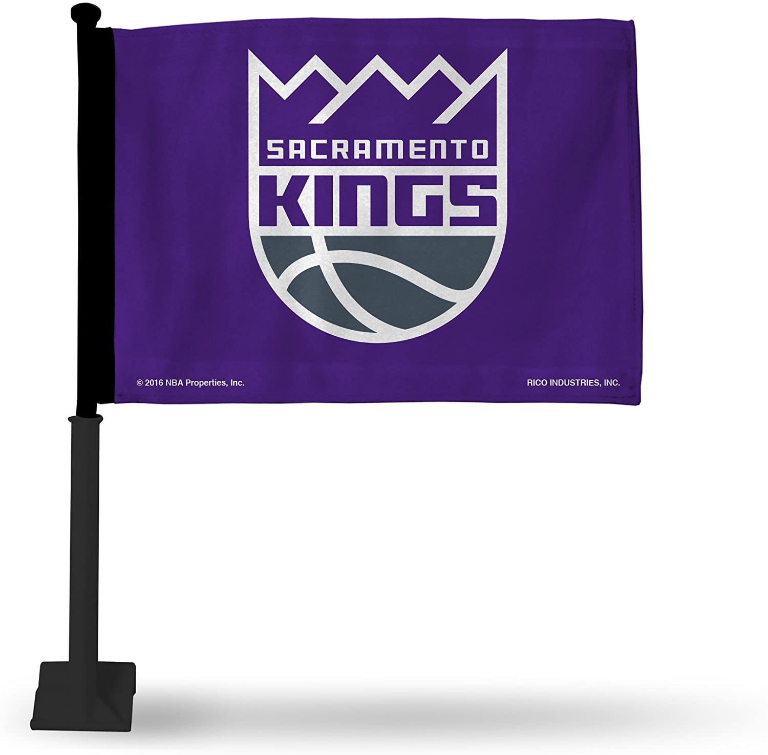 Rico Industries Sacramento Kings NBA 11x14 Window Mount 2 Sided Car ...