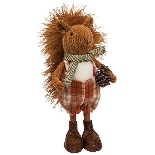 BreeBe Plaid Overalls Standing Squirrel Multicolor GZOE5733 - Best Buy