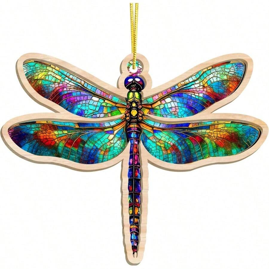 Live At Space Dragonfly Gifts Women Dragonflies Decor Suncatcher Effect ...