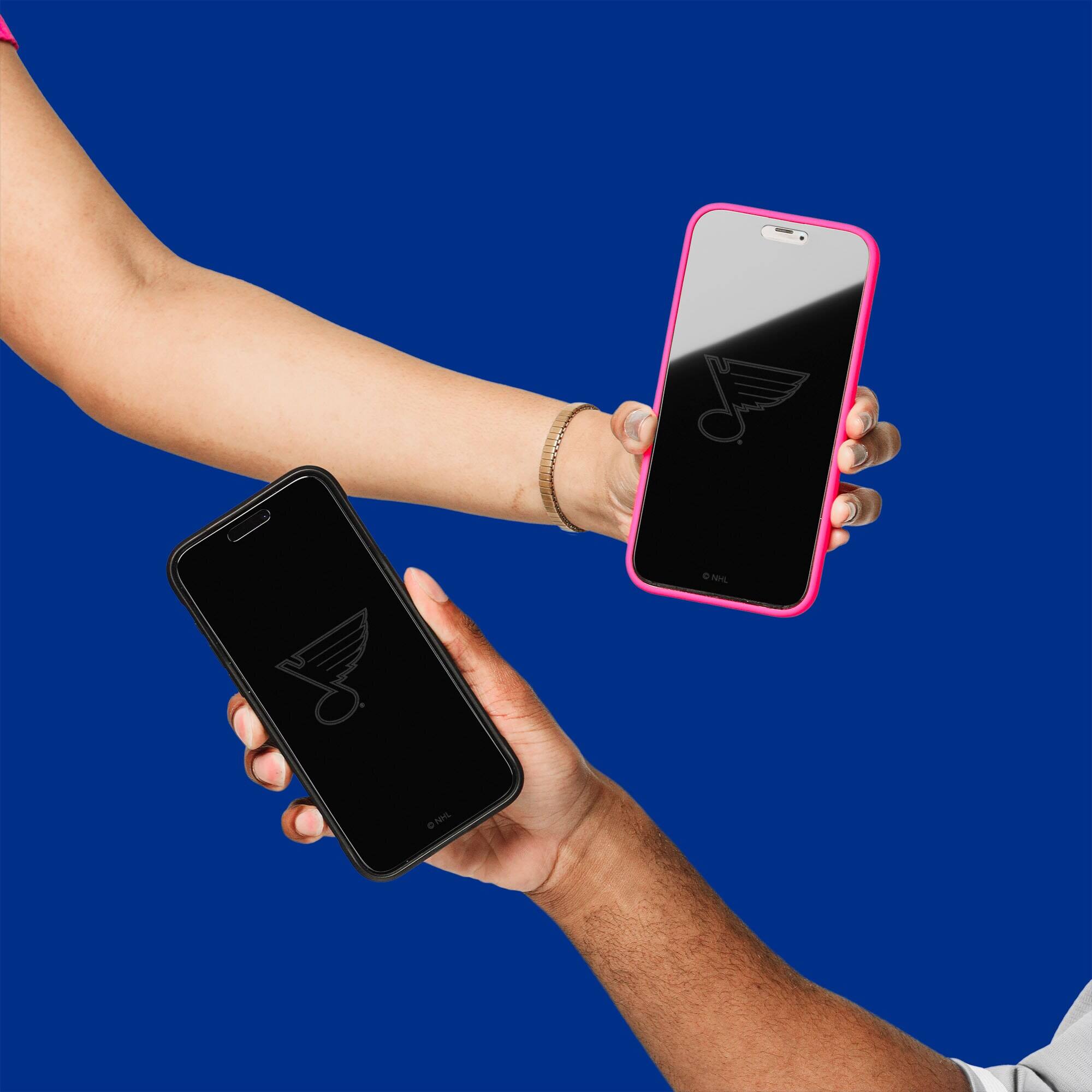 Screen Skinz St. Louis Blues Disappearing Logo iPhone Screen Protector ...