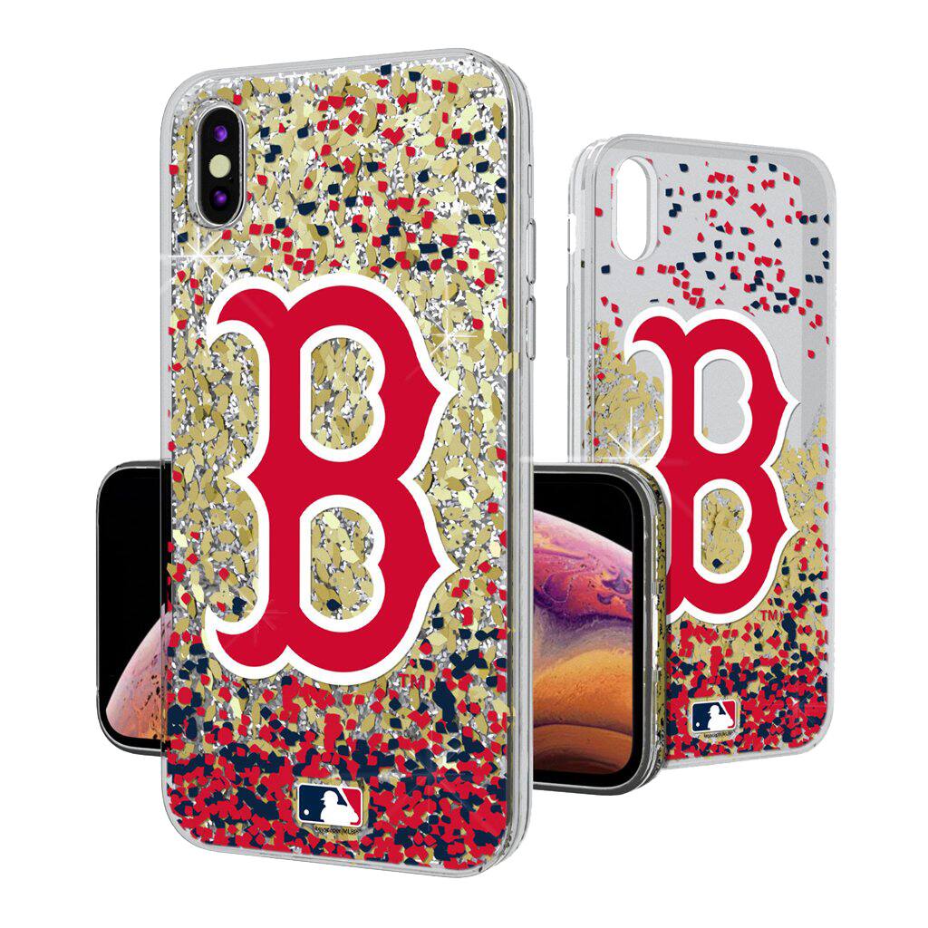 Keyscaper MLB Boston Red Sox Glitter Confetti iPhone Case 14 Multicolor ...