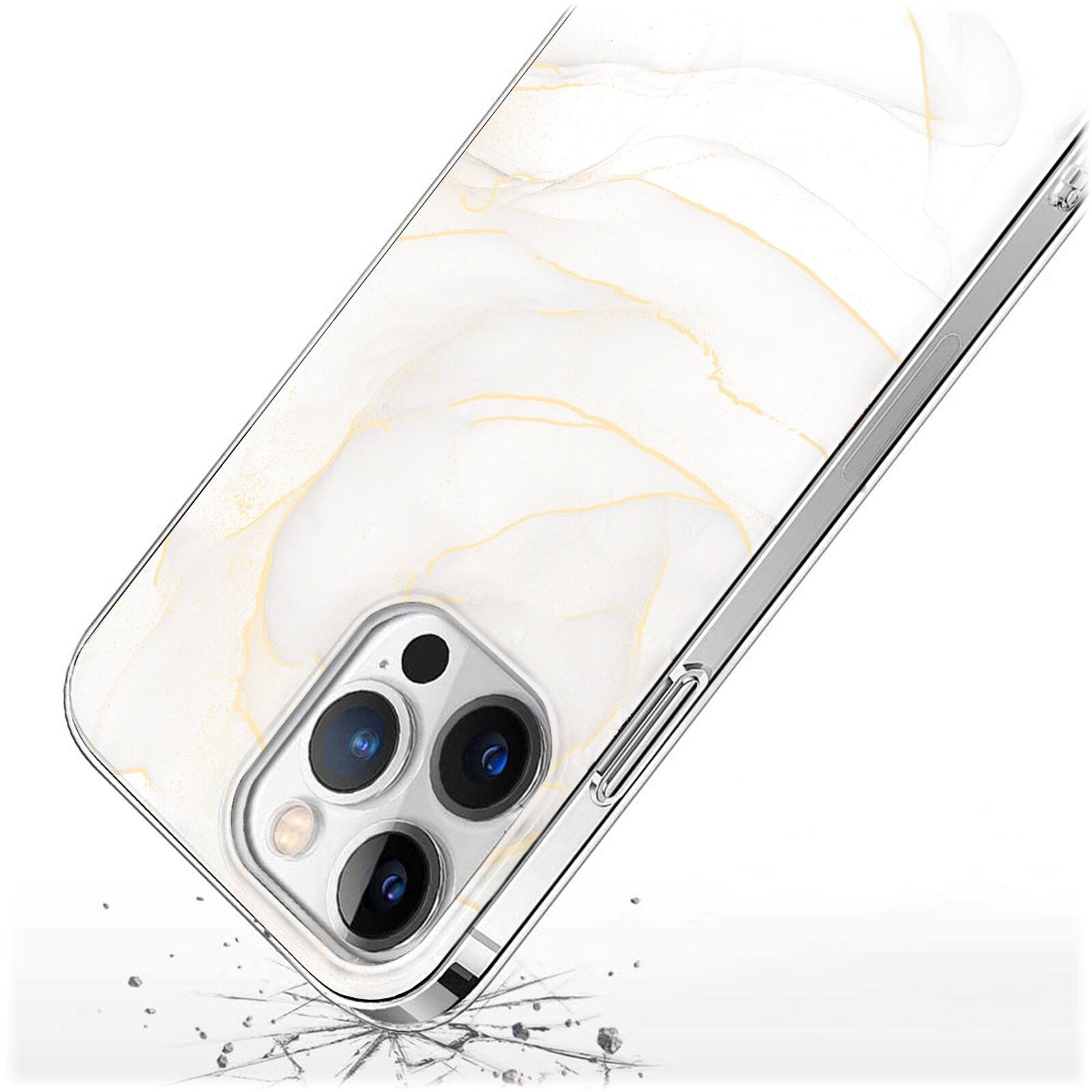 SaharaCase Marble Series Case for Apple iPhone 14 Pro Max White Marble ...