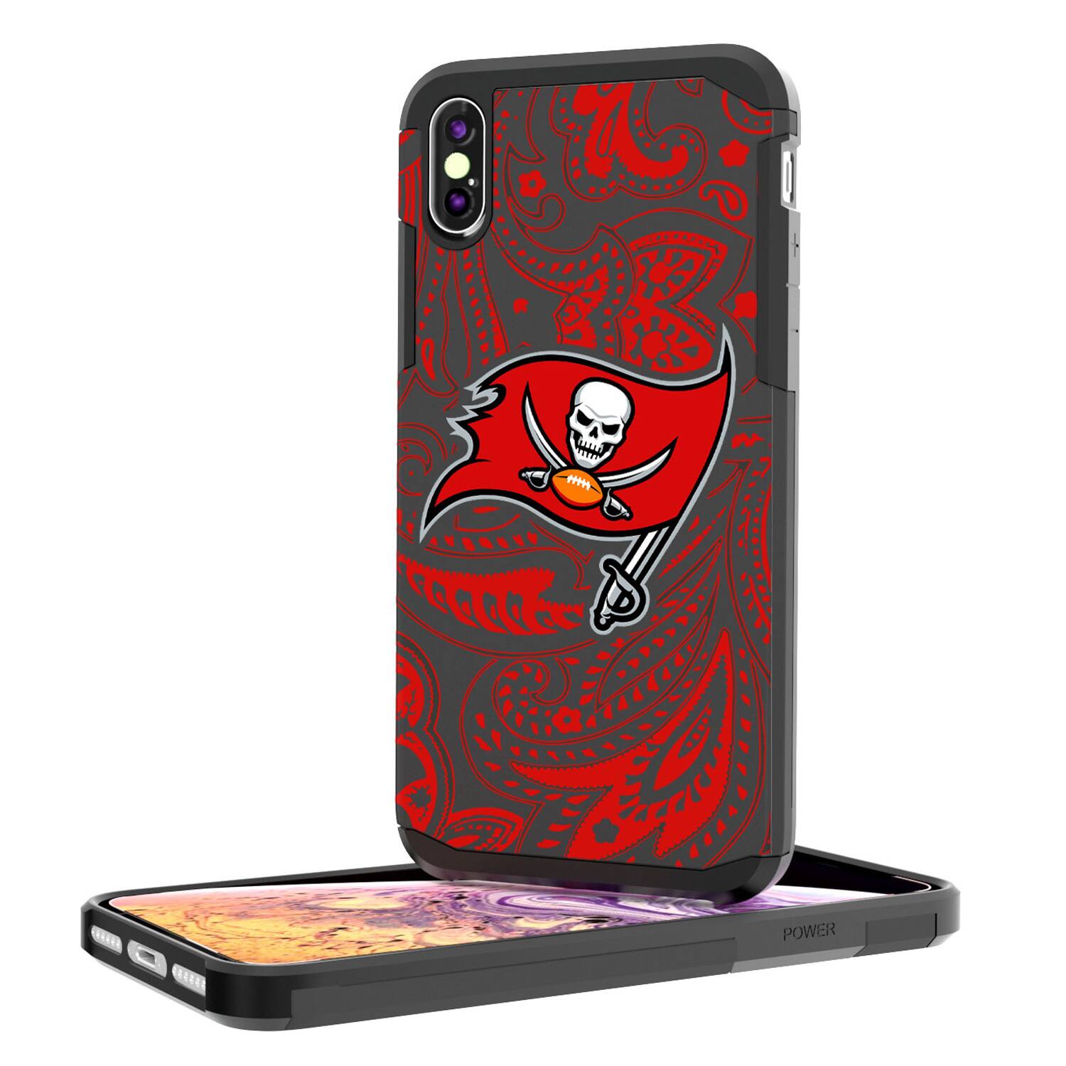 Keyscaper NFL Tampa Bay Buccaneers iPhone Rugged Paisley Design Case 14 ...