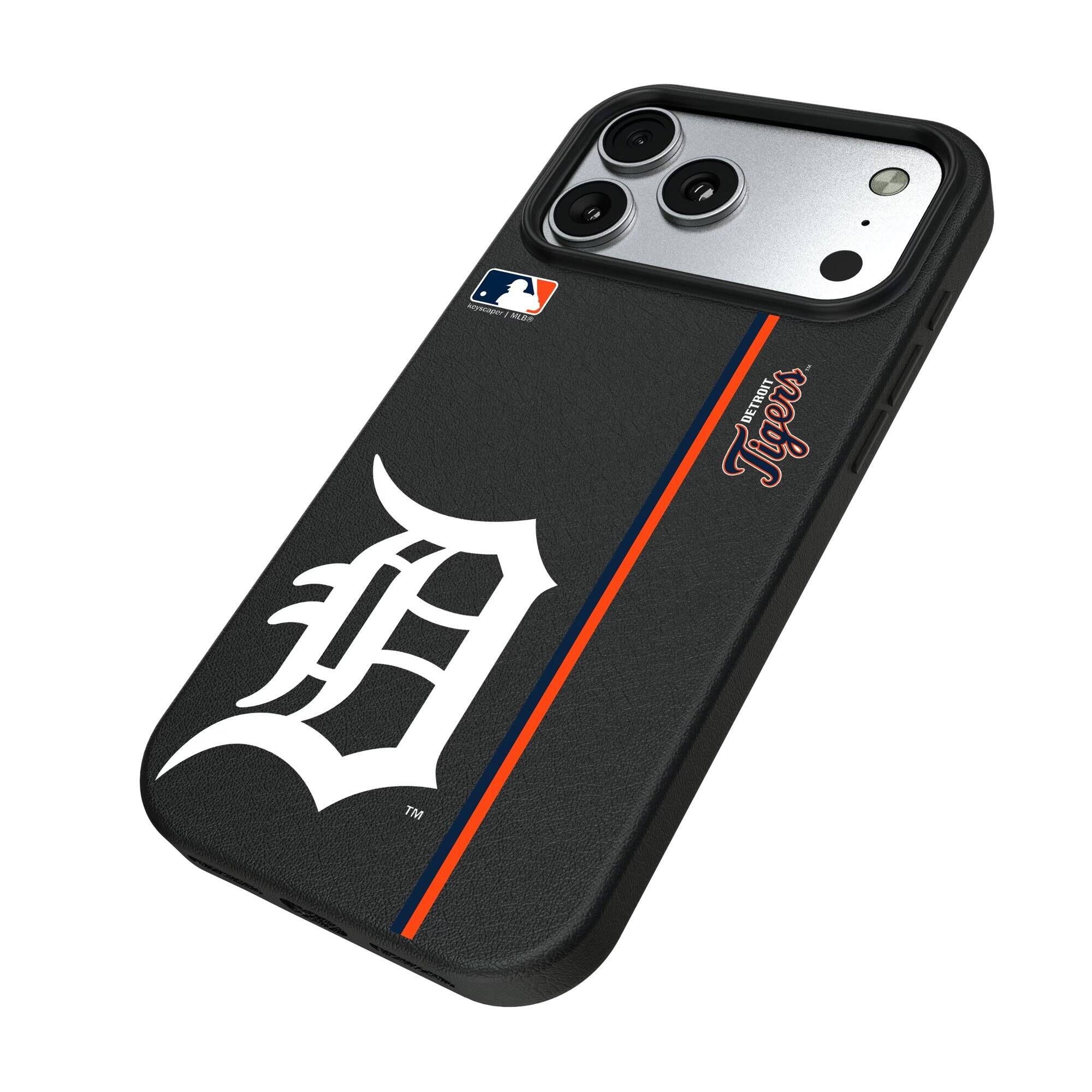 Keyscaper MLB Detroit Tigers iPhone Magnetic Bump Case 15 Plus Black ...