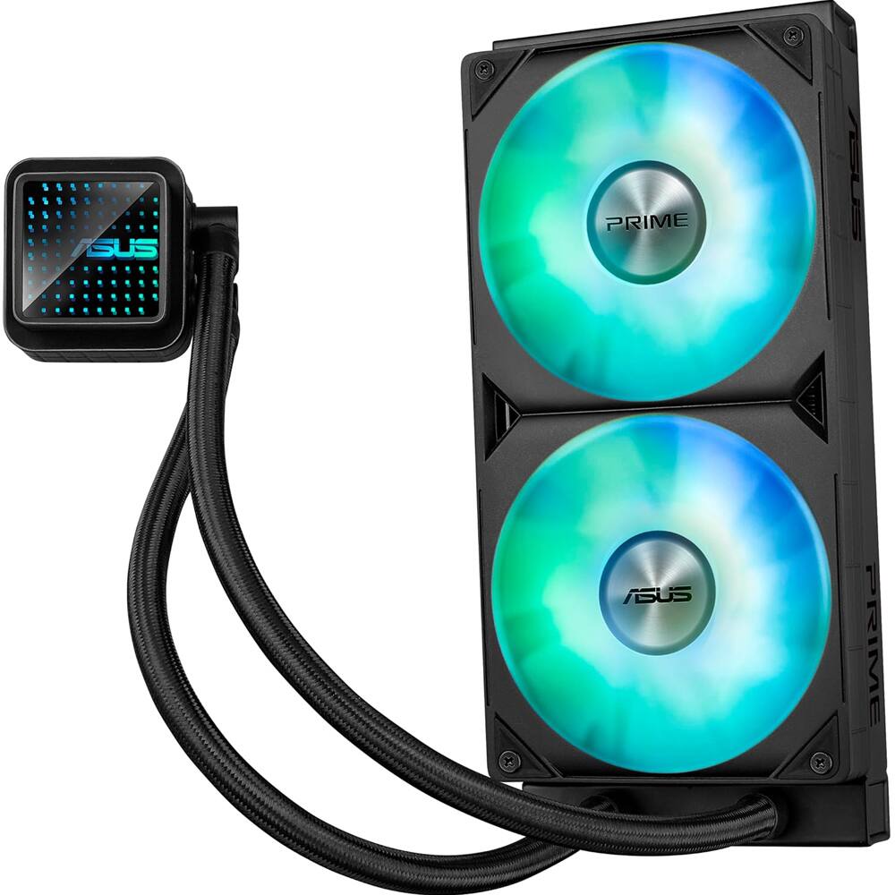 ASUS AIO Liquid CPU Cooler PRIME LC 240 ARGB Black - Best Buy