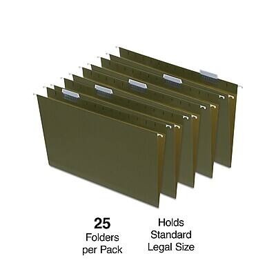 Staples Heavy Duty Box Bottom Hanging File Folder, 2" Expansion, 1/5 ...
