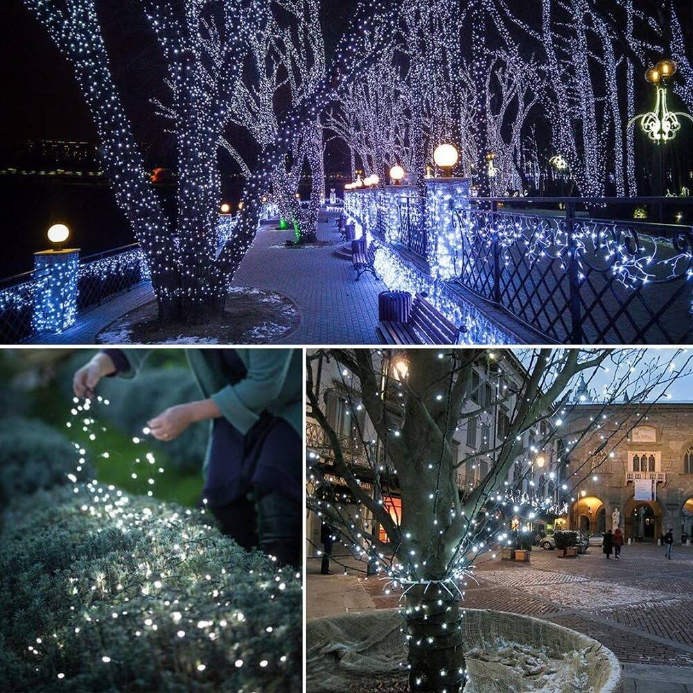 RTMB Two sets of solar string lights, each measuring 66 feet and ...