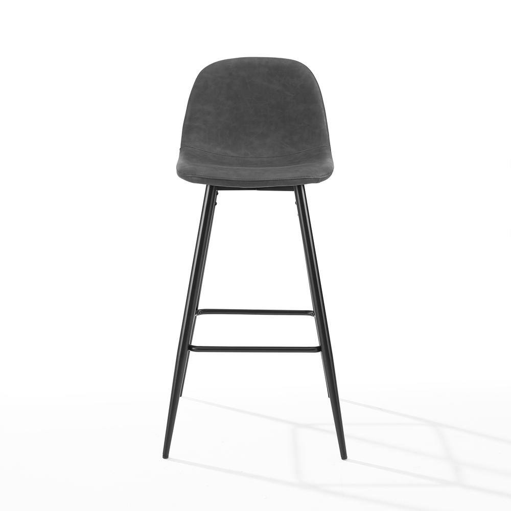Crosley Furniture Weston 2 Piece Bar Stool Set 2 Stools Distressed ...