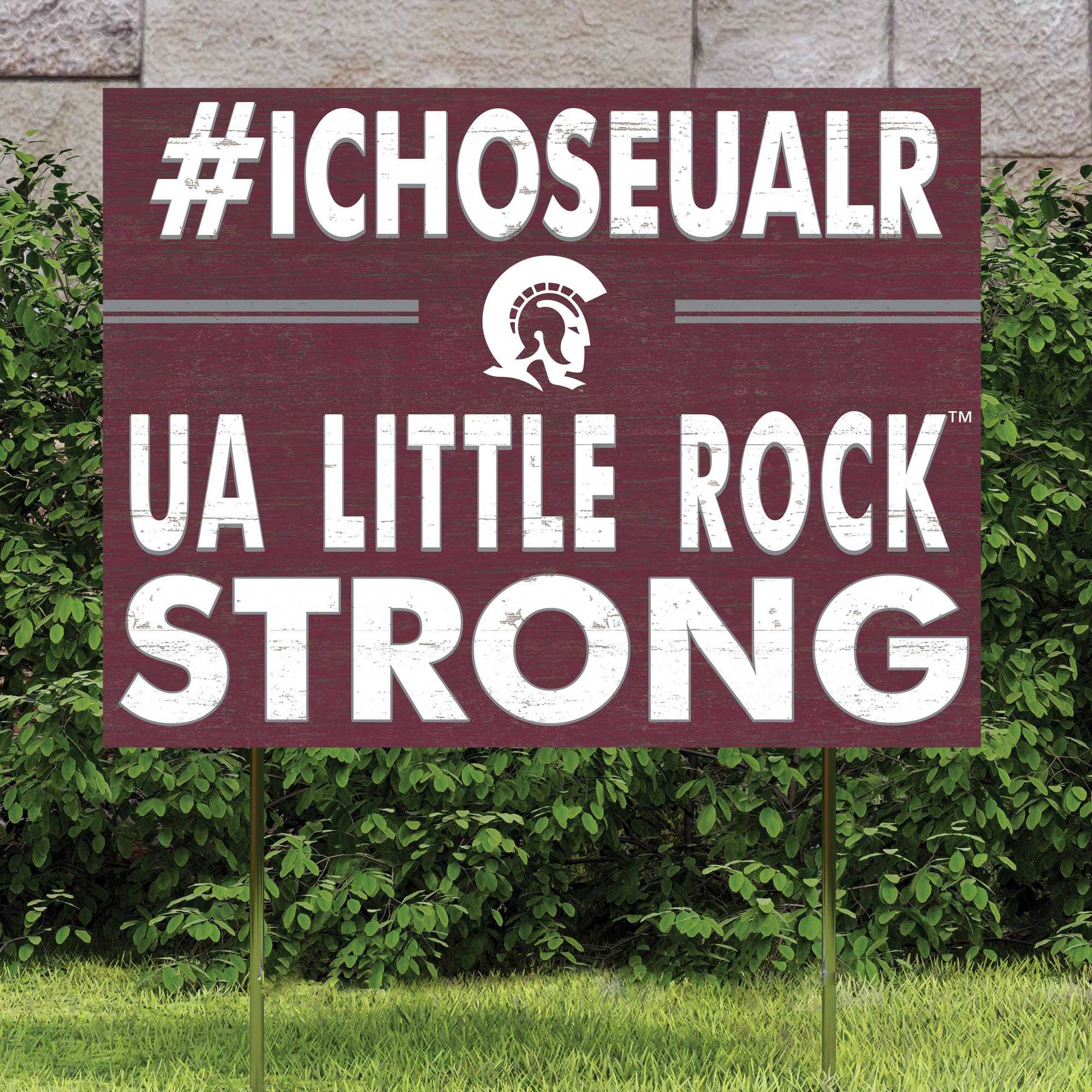Jardine Arkansas Little Rock Trojans 18" x 24" Yard Sign Maroon ...