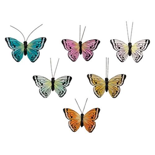 BreeBe 6/Set Multi Color Butterfly Clips Multicolor GSHNE4006 - Best Buy